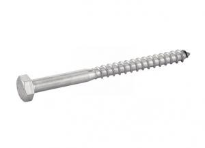 Tirefond tête hexagonal inox A2 - Quincaillerie Gervais, réseau MASTERPRO