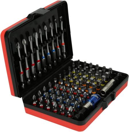 Coffret d'embouts de vissage à code couleur TORSIONpower® 1/4'', 71 pièces - Quincaillerie ...