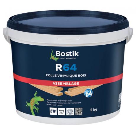 Colle vinylique BOSTIK R64 - Quincaillerie Gervais, réseau MASTERPRO
