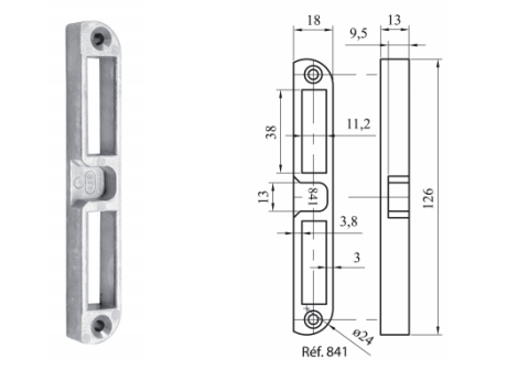Gâche - Quincaillerie Gervais, réseau MASTERPRO