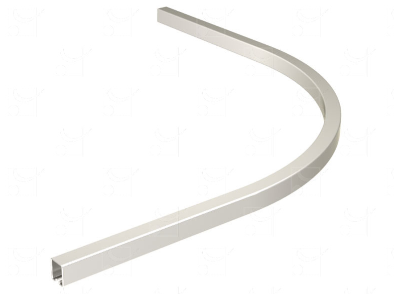 Courbe de rail 3530 en acier galvanisé - Quincaillerie Gervais, réseau ...