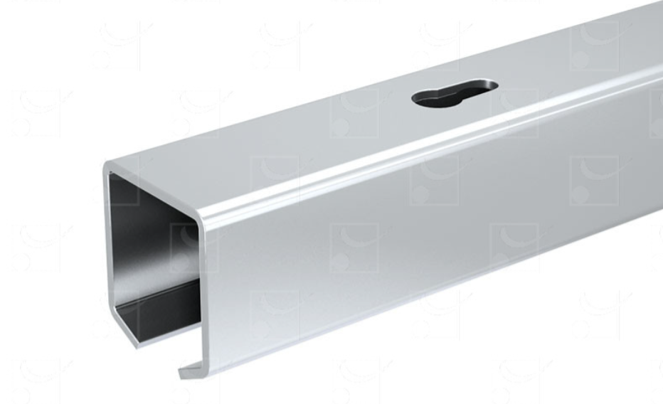 Rail acier galvanisé - 4 mètres - Quincaillerie Gervais, réseau MASTERPRO