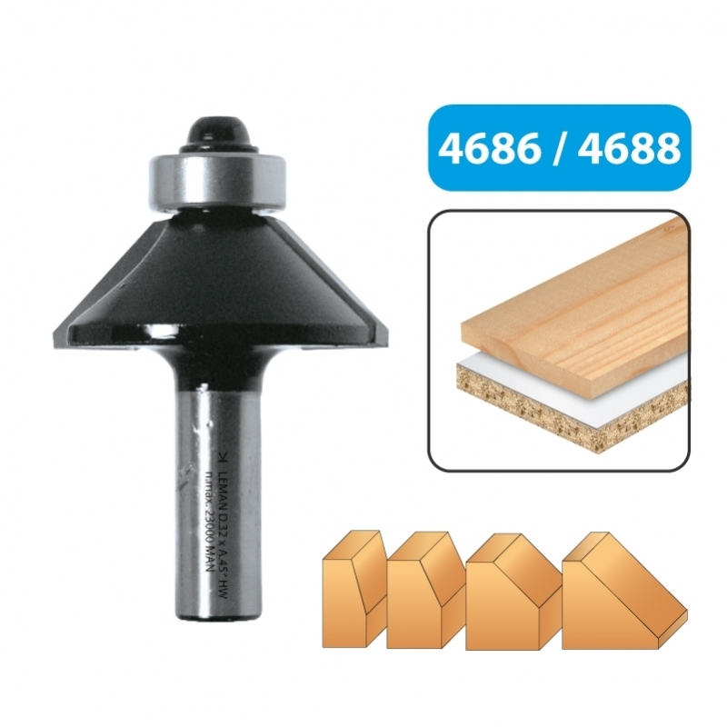 Mèche à chanfreiner + guide - Quincaillerie Gervais, réseau MASTERPRO