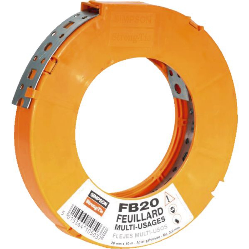 Feuillard perforé - Quincaillerie Gervais, réseau MASTERPRO